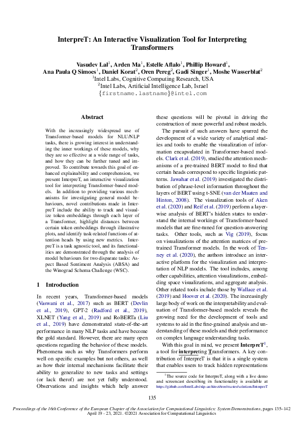 (PDF) InterpreT: An Interactive Visualization Tool for Interpreting ...
