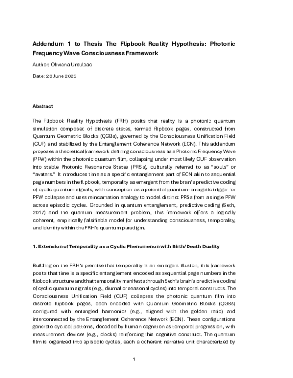 (PDF) Addendum 1 to Thesis The Flipbook Reality Hypothesis: Photonic ...