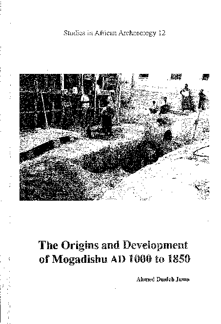 (PDF) The origins and development of Mogadishu AD 1000 to 1850: a study ...