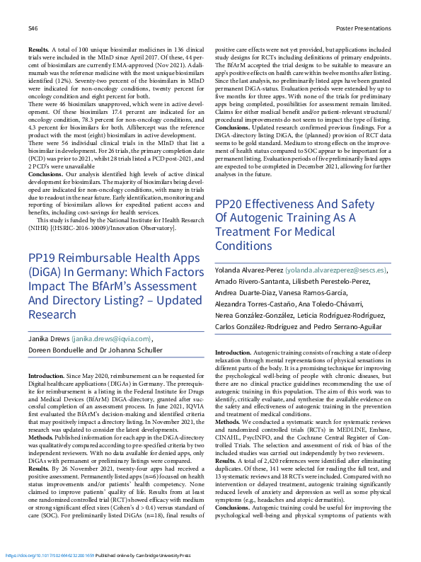 (PDF) PP20 Effectiveness And Safety Of Autogenic Training As A ...