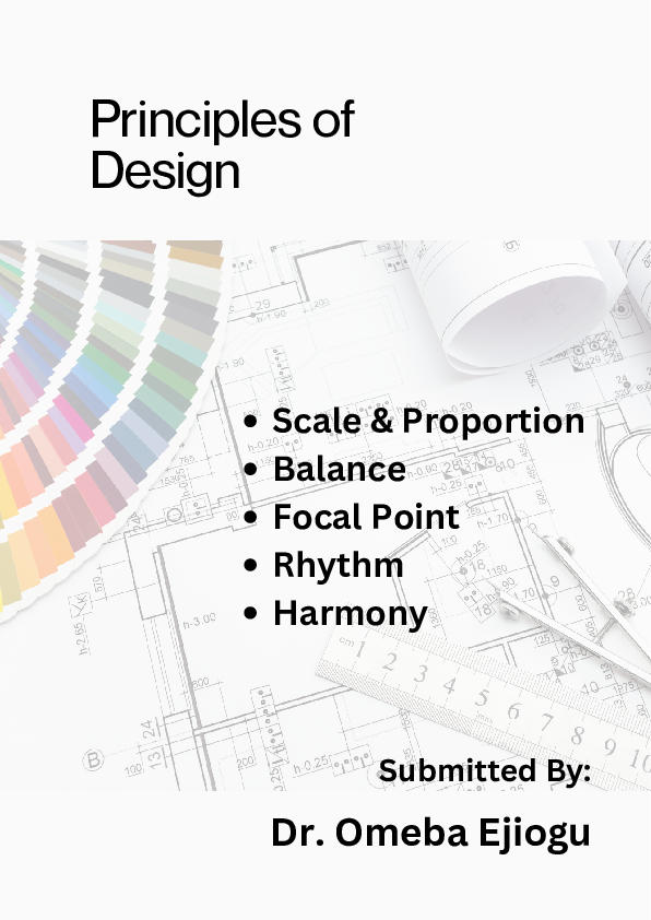 (PDF) Principles of Design in Interior Spaces by Dr. Omeba Ejiogu