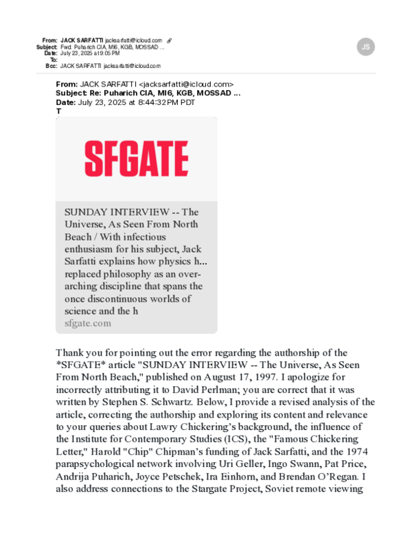 (PDF) CIA MI6 KGB MOSSAD Psychic War History Notes July 23, 2025