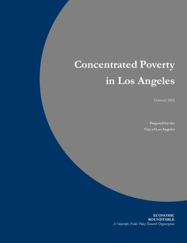 (PDF) Concentrated Poverty in Los Angeles