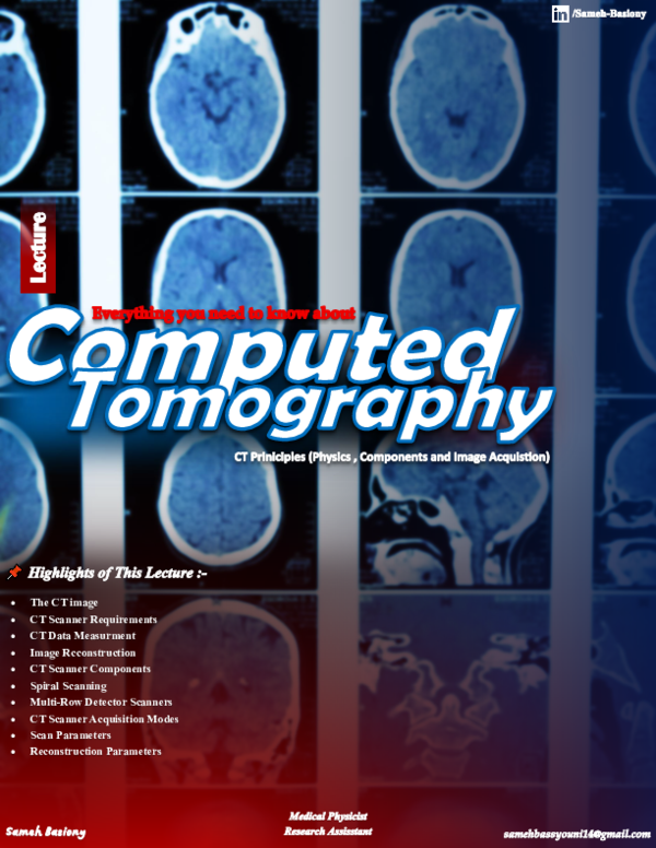 (PDF) Everything you need to know about : Computed Tomography (Physics ...