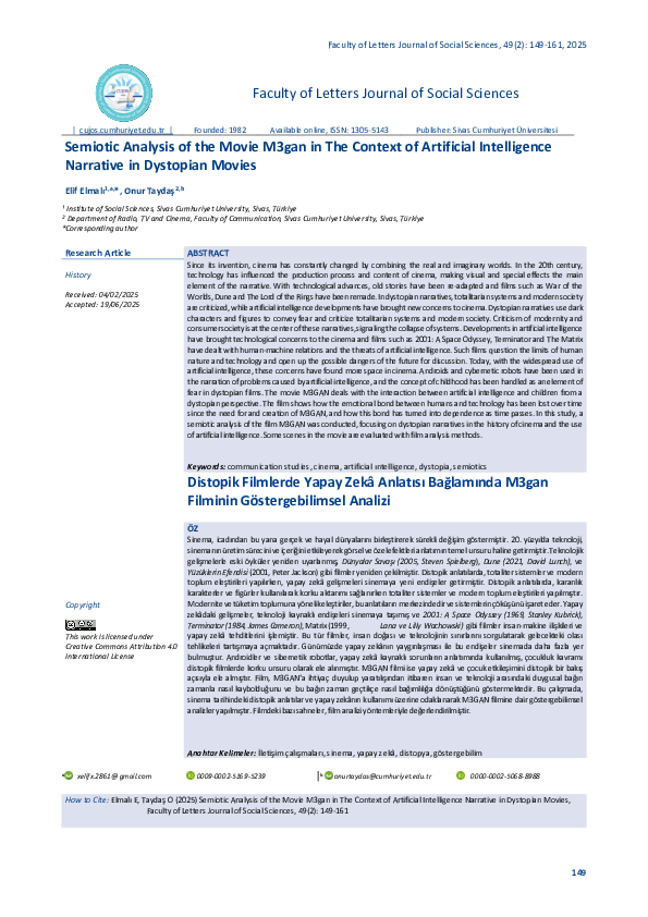 (PDF) Faculty of Letters Journal of Social Sciences