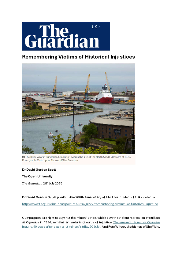 (PDF) Remembering Victims of Historical Injustices