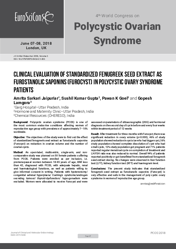 (PDF) Clinical Evaluation of Standardized Fenugreek Seed Extract as ...