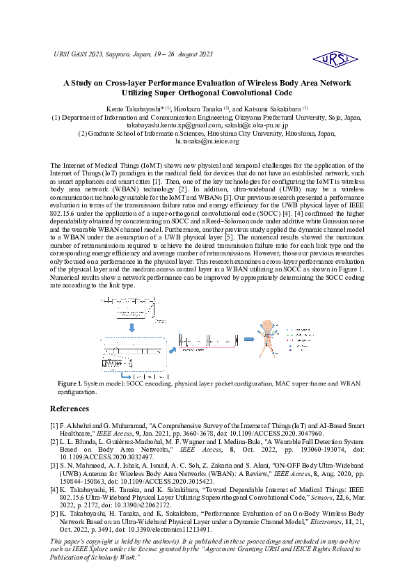 (PDF) A Study on Cross-layer Performance Evaluation of Wireless Body ...