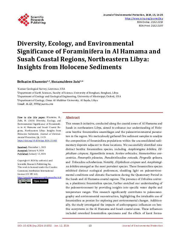 (PDF) Diversity, Ecology, and Environmental Significance of ...