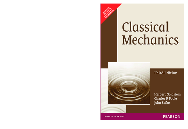 (PDF) Classical Mechanics - Herbert Goldstein, Charles P. Poole. John L ...