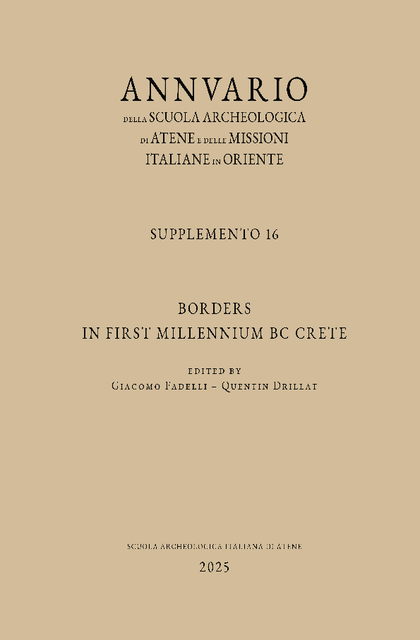 (PDF) Spatial and cultural borders in first millennium BC Crete