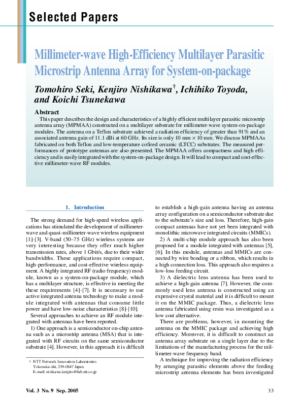 (PDF) Millimeter-wave high-efficiency multilayer parasitic microstrip ...
