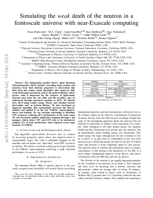 (PDF) Simulating the Weak Death of the Neutron in a Femtoscale Universe ...