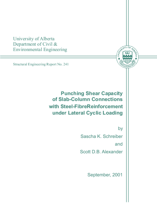 (PDF) Punching shear capacity of slab-column connections with steel ...