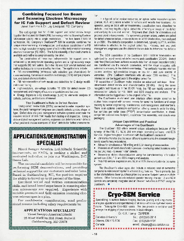 (PDF) Combining Focused Ion Beam and Scanning Electron Microscopy for ...