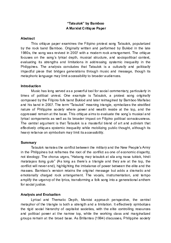 (PDF) Tatsulok by Bamboo CP