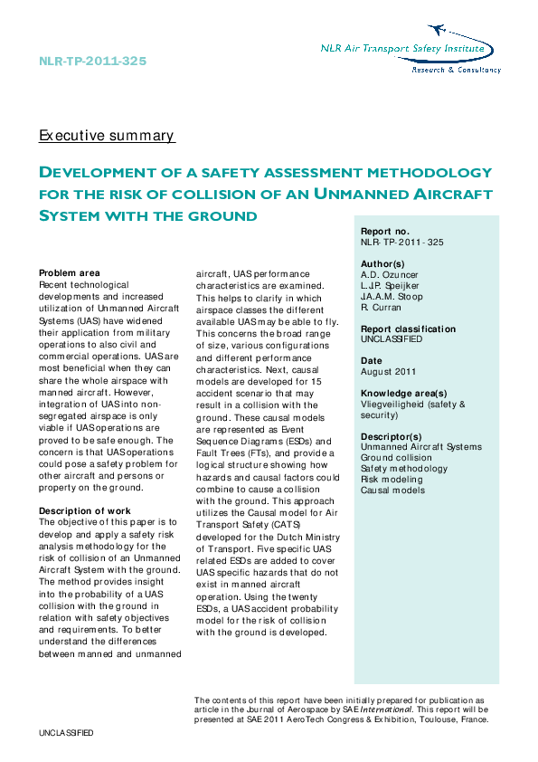 (PDF) Development of a Safety Assessment Methodology for the Risk of ...