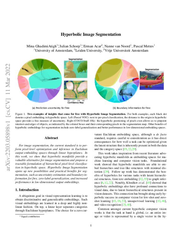 (PDF) Hyperbolic Image Segmentation