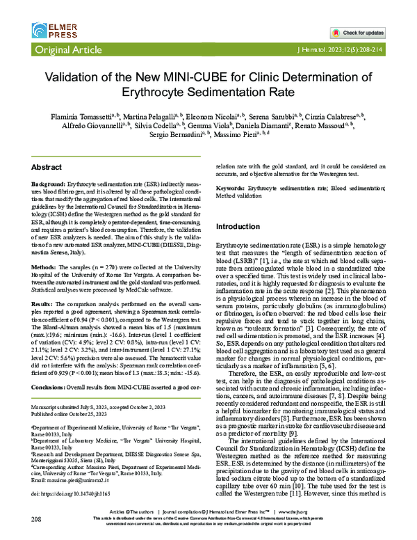 (PDF) Validation of the New MINI-CUBE for Clinic Determination of ...