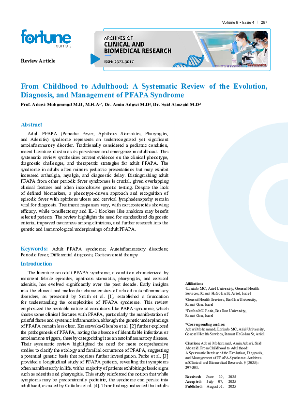 (PDF) From Childhood to Adulthood: A Systematic Review of the Evolution ...