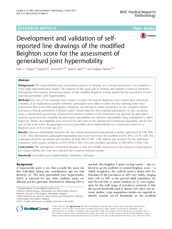(PDF) Development and validation of self-reported line drawings of the ...
