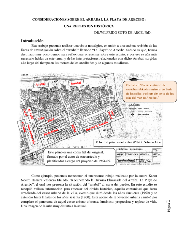 (PDF) CONSIDERACIONES SOBRE EL ARRABAL LA PLAYA DE ARECIBO: UNA ...