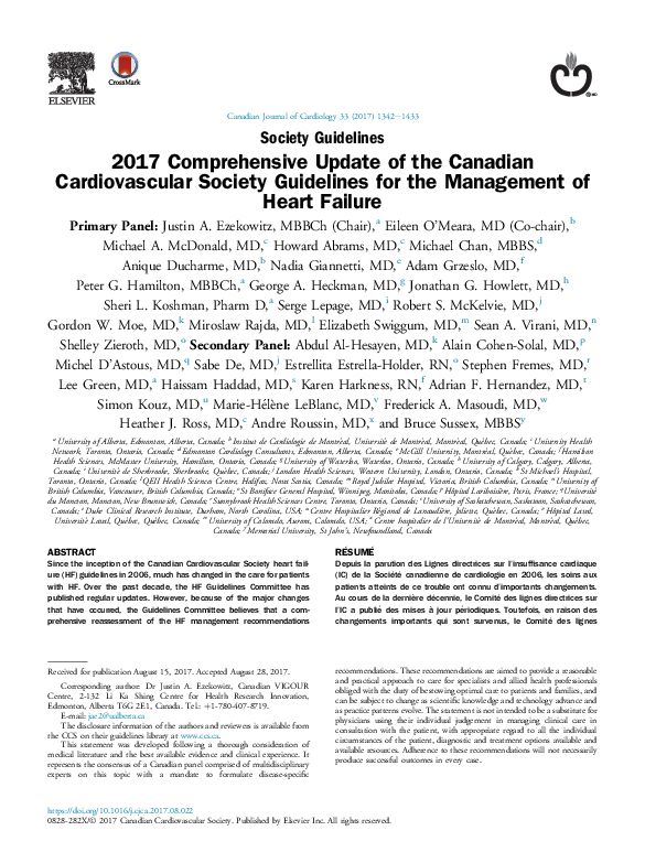 (PDF) 2017 Comprehensive Update of the Canadian Cardiovascular Society ...