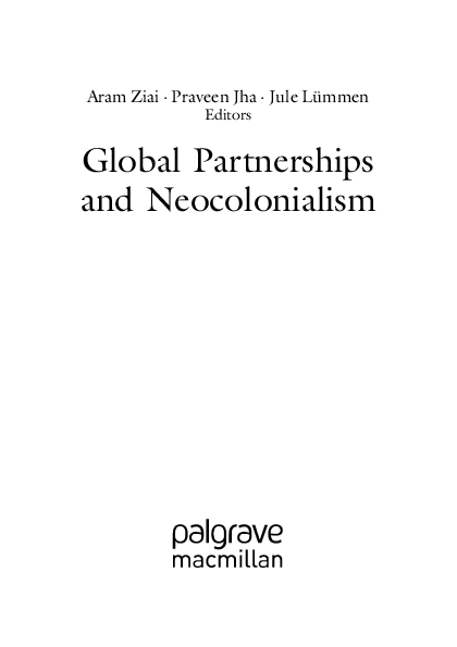 (PDF) Ziai, Partnerships instead of colonialism