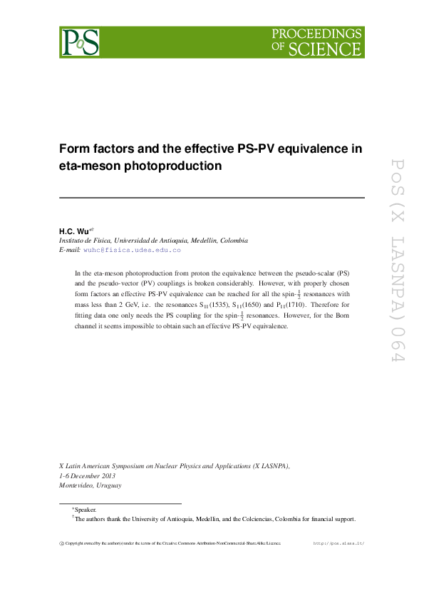 (PDF) On the couplings in ELA for eta-meson photoproduction