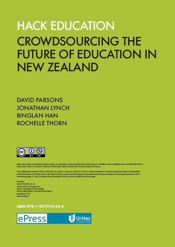 (PDF) Hack education : crowdsourcing the future of education in New Zealand