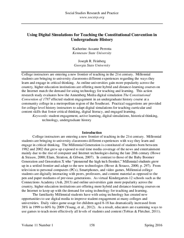 (PDF) Using Digital Simulations for Teaching the Constitutional ...