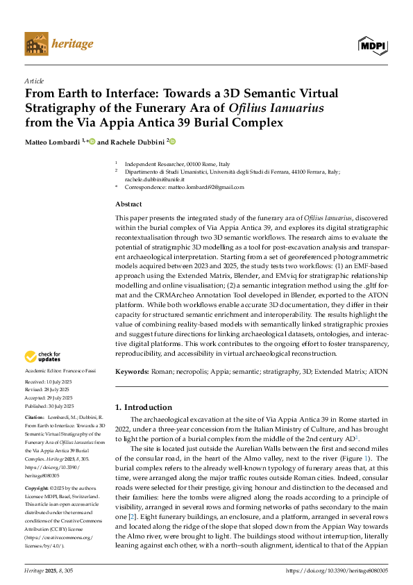 (PDF) From Earth to Interface: Towards a 3D Semantic Virtual ...