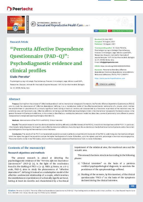(PDF) “Perrotta Affective Dependence Questionnaire (PAD-Q ...