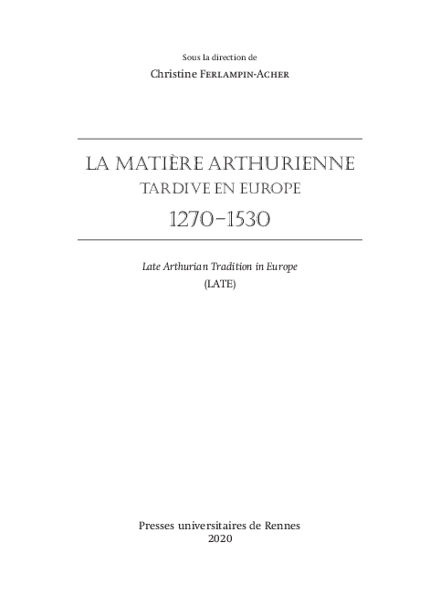 (PDF) Arthurian Legend in Rímur and Ballads