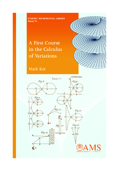 (PDF) First Course in the Calculus of Variations