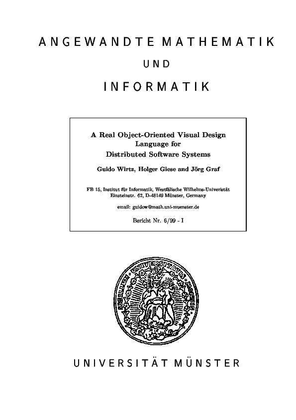 (PDF) A Real Object Oriented Visual Design Language for Distributed ...