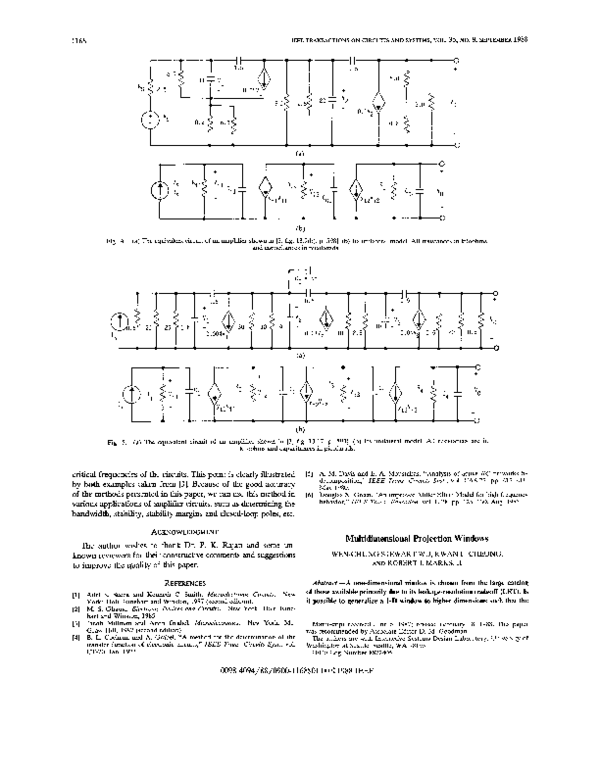 (PDF) Multidimensional projection windows