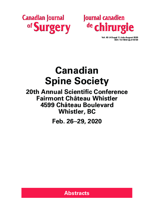 (PDF) Canadian Spine SocietyPresentation CPSS1: Spinal insufficiency ...