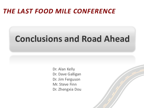 (PDF) Conclusions and the road ahead