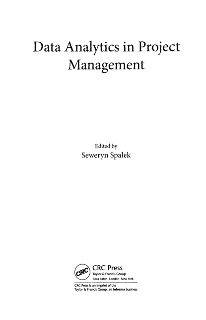 (PDF) Data Analytics in Project Management