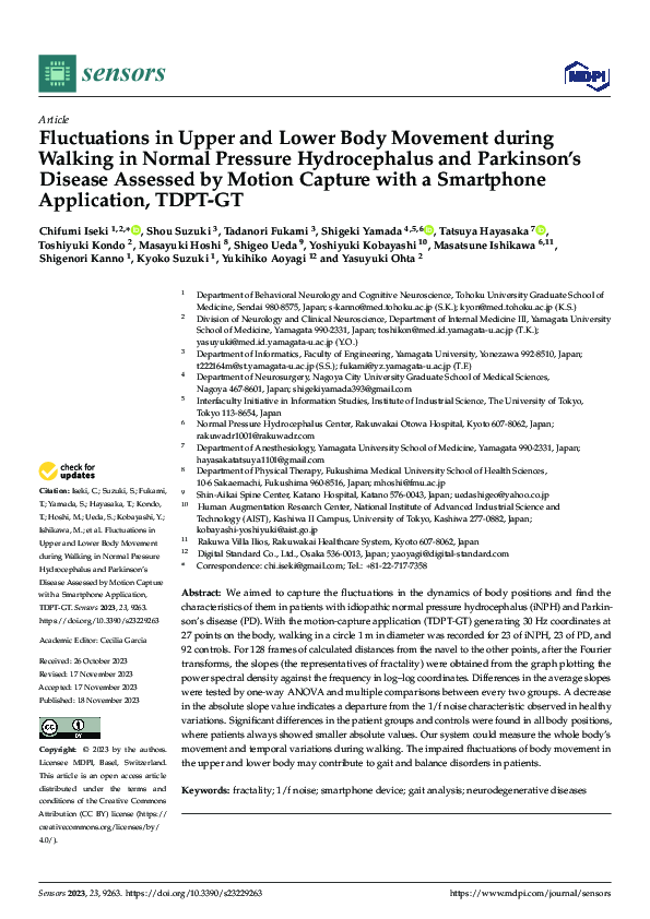 (PDF) Fluctuations in Upper and Lower Body Movement during Walking in ...