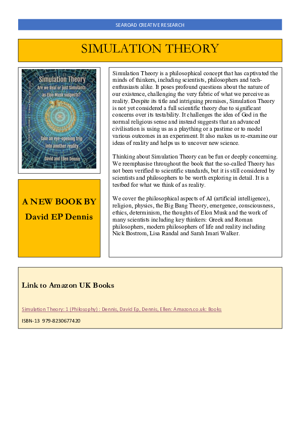 Pdf Simulation Theory