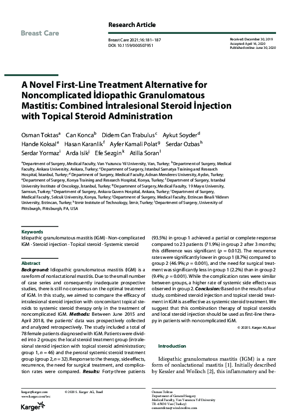 (PDF) A Novel First-Line Treatment Alternative for Noncomplicated ...