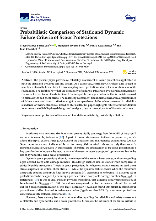 (PDF) Probabilistic Comparison of Static and Dynamic Failure Criteria ...