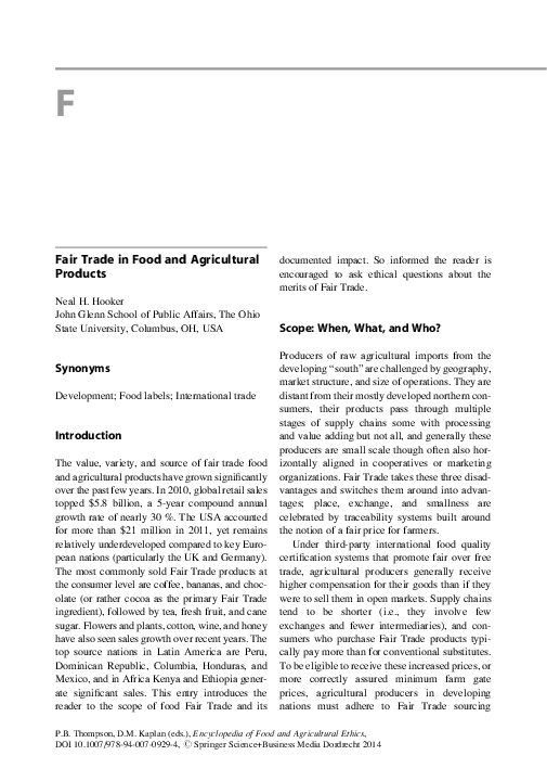 (PDF) Food Riots, Historical Perspectives