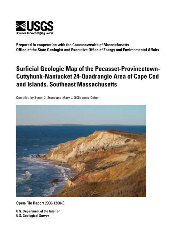 (PDF) Surficial Geologic Map of the Pocasset-Provincetown-Cuttyhunk ...