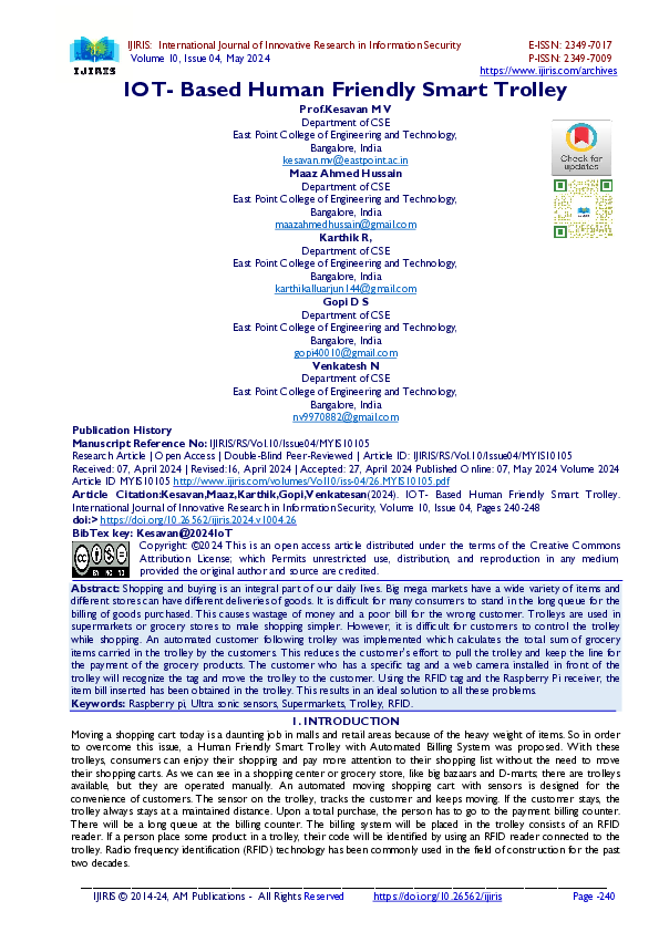 (PDF) IOT-Based Human Friendly Smart Trolley