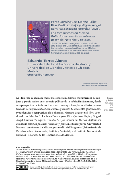 (PDF) Reseña de: Pérez, Martha, Godínez, Pilar y Ramírez, Miguel ...