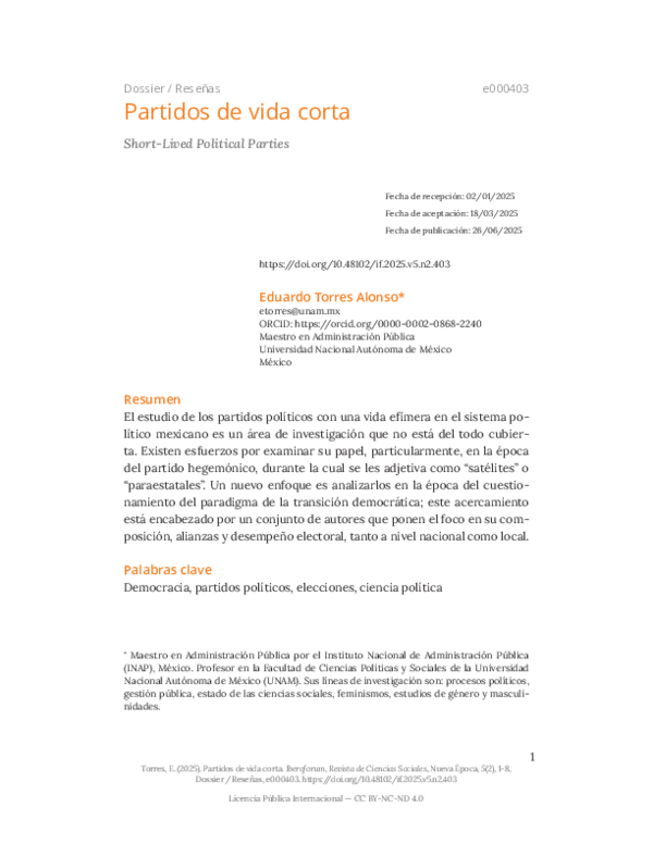 (PDF) Reseña de: Alarcón Olguín, Víctor, Ramírez López, Rigoberto ...