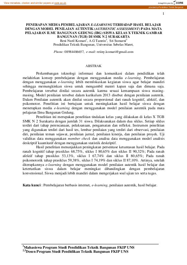 (PDF) Penerapan Media Pembelajaran E-Learning Terhadap Hasil Belajar ...